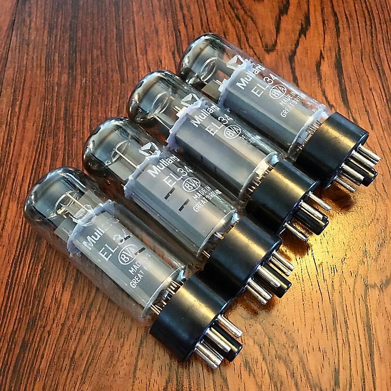 Mullard El34 6ca7 tubes 1960 matched quarter | Reverb Australia