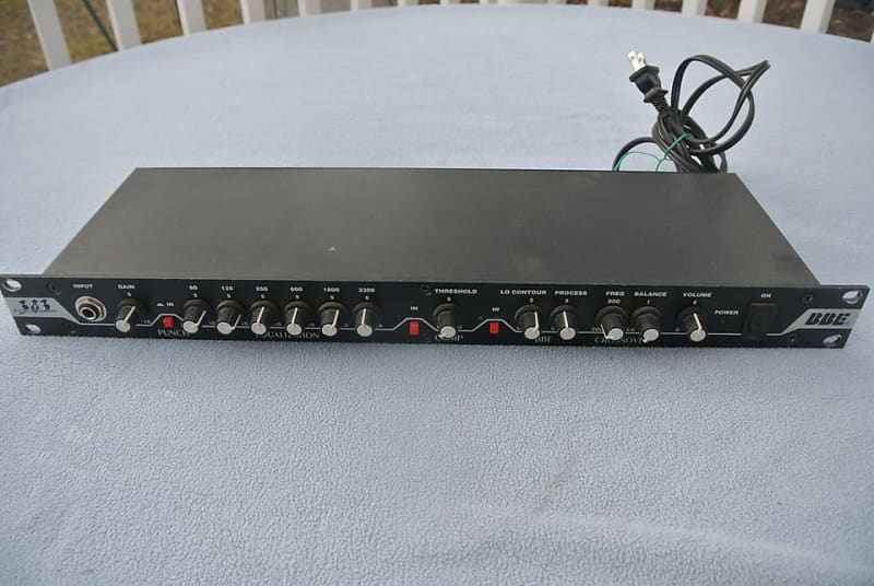 BBE Rack Mount Bass Guitar Preamp EQ Compressor DI | Reverb