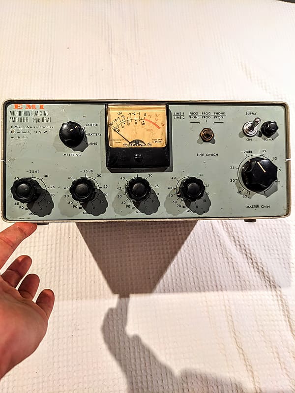 EMI Type OBA1 Four Channel Microphone Mixer 1970s | Reverb