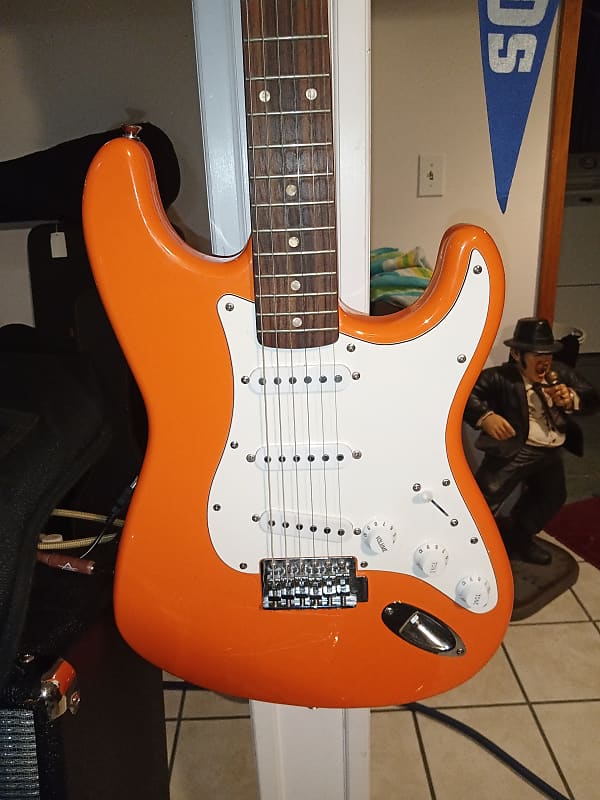 Squier Strat Orange | Reverb