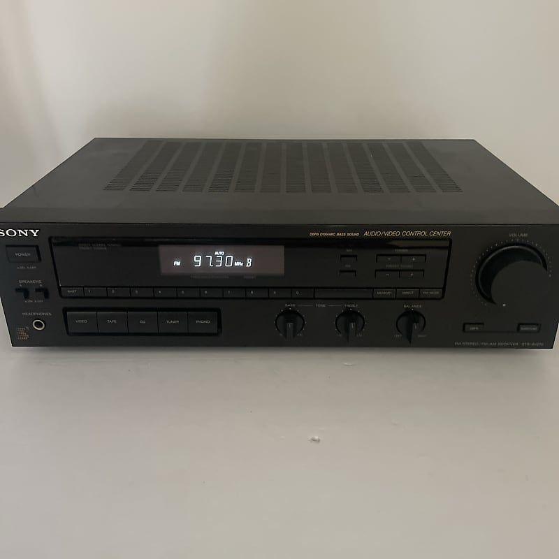 Sony STR-AV270 - Vintage 2 Channel AM FM Stereo Receiver | Reverb