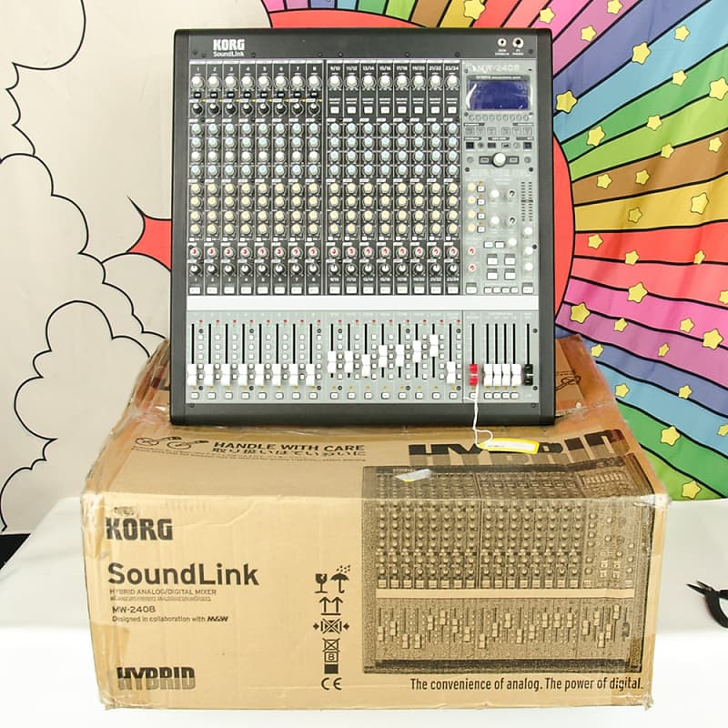Used Korg MW2408 SoundLink 24-Channel 8-Bus Mixer | Reverb