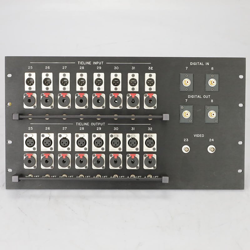 Neutrik 8 Channel Mic Tie Lines In & Out XLR 1/4" Studio Wall | Reverb