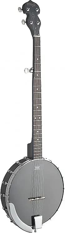 Mint Stagg BJW-OPEN 5 5 string open back banjo black satin | Reverb