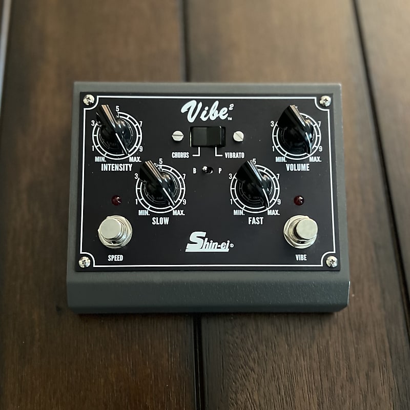 Shin-Ei Vibe-2 Uni-Vibe 2021 - Machine Gun Grey | Reverb