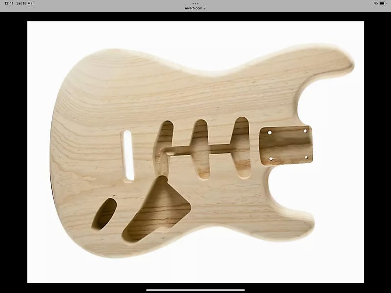 Genuine WD Music USA Made Stratocaster Extra Light Body | Reverb UK