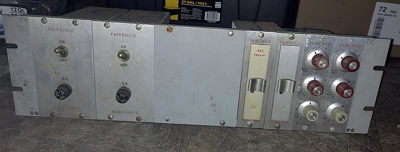 Pair of Fairchild 664 and pair 662 preamp plus 667C power | Reverb