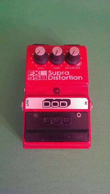 DOD FX-55B Supra Distortion 80's Red | Reverb