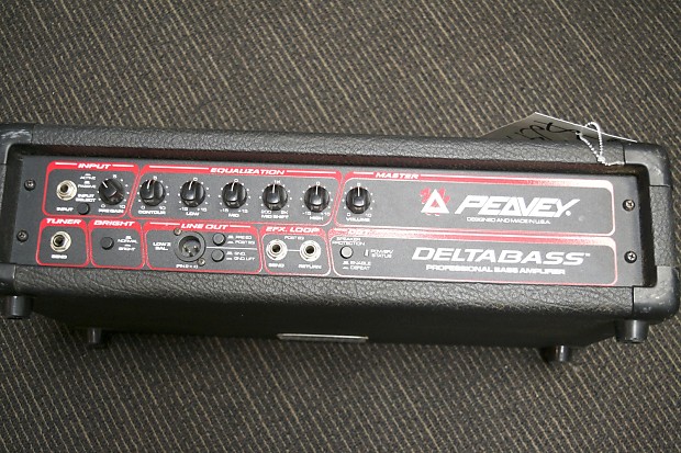 Peavey Deltabass 160W 4Ω Bass Head Black Tolex | Reverb