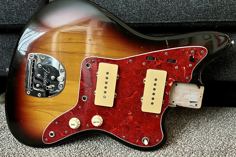 1992 Fender MIJ Jazzmaster Loaded Body Sunburst | Reverb