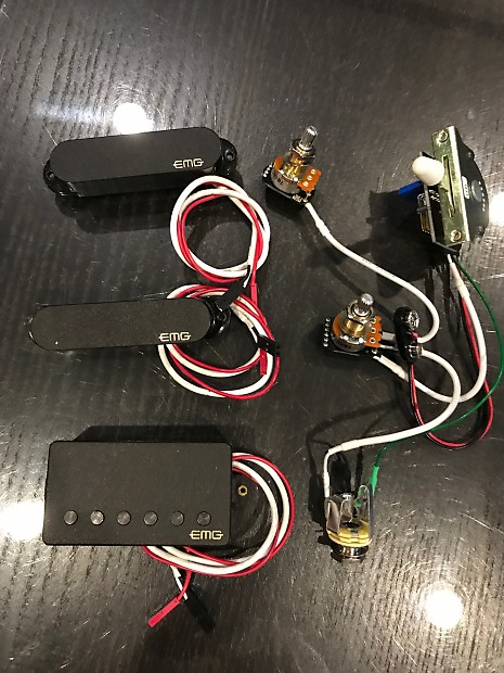 EMG EMG HSS 57 SA SA Pickups with Harness 2016 Black | Reverb