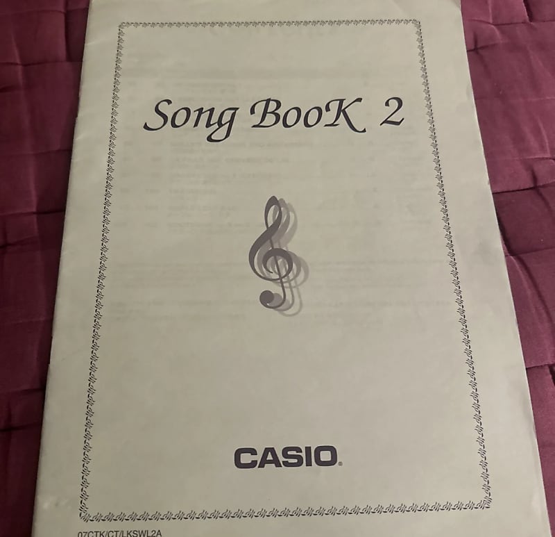 The Casio Song Book 2 Score For Piano And C instruments | Reverb