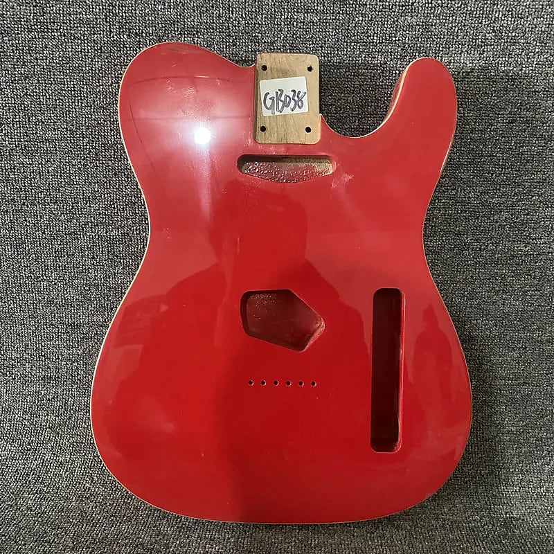Glossy Red Telecaster Tele Style Guitar Body | Reverb