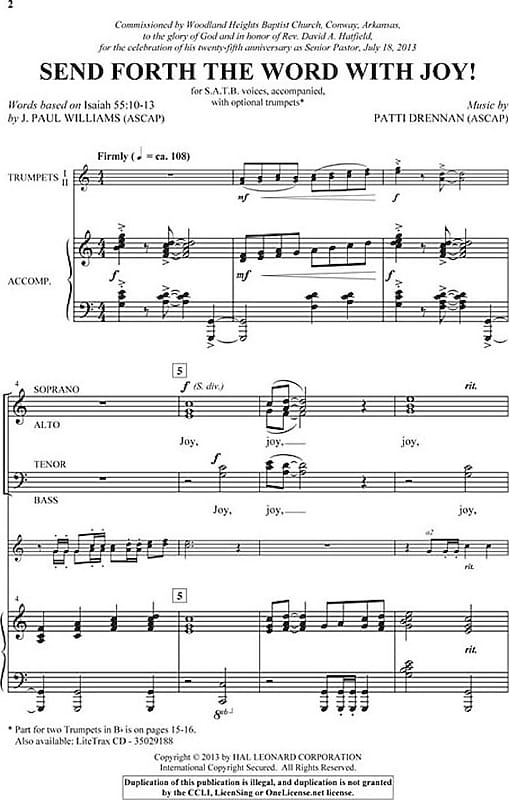 Send Forth the Word with Joy! | Reverb