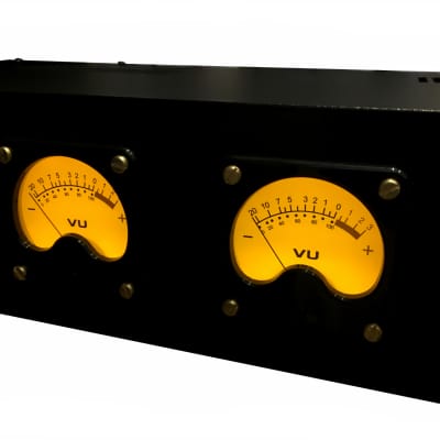 RoXdon VU-2 MASTER 2U 19" Rack Mounted Stereo Analog VU Meter | Reverb