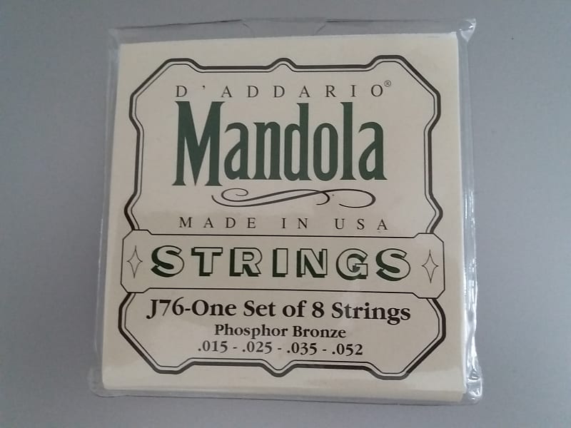 D'Addario J76 Mandola Phosphor Bronze Strings - NEW! | Reverb