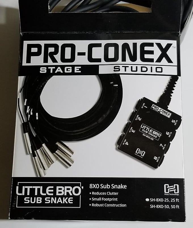 Hosa Pro-Conex Little Bro 8-channel snake | Reverb