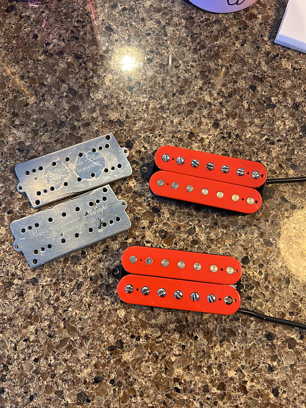 Bare Knuckle Nailbomb 7 String Pickup Set w/ extra Slanted | Reverb