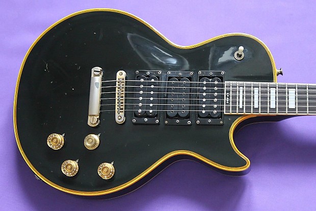 Aria Pro II Les Paul Custom LP650B 1978 Black | Reverb