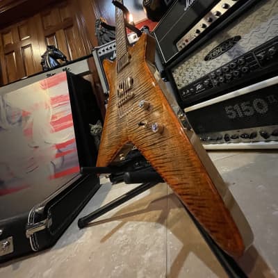 Kiesel Custom V220 2017 Trans Orange Cali Burst + OHSC | Reverb