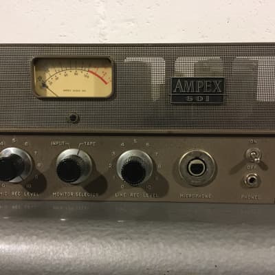 Ampex 601 Mic PreAmp / Suitcase Tape Recorder | Reverb