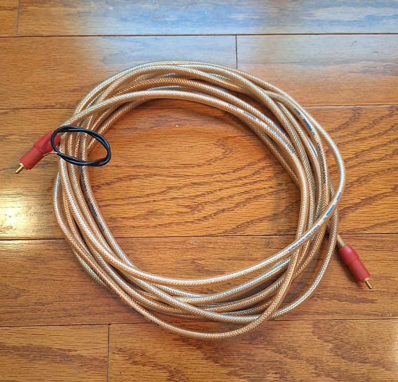 Phoenix Gold 20ft Braided Shielded RCA Cable with Ground Wire | Reverb