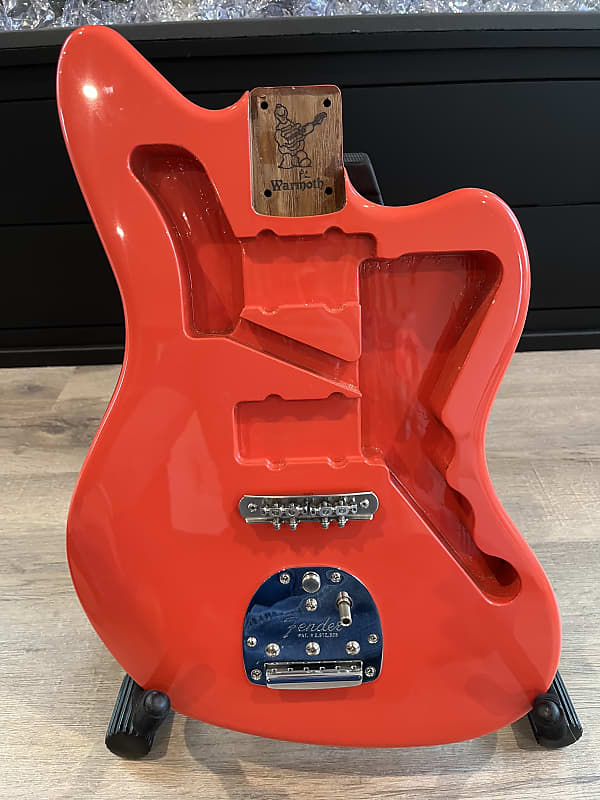 Warmoth Jazzmaster Fiesta Red Mastery Bridge | Reverb