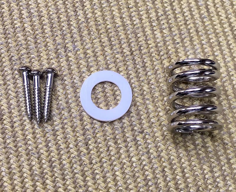 Genuine Bigsby Handle Washer, Screws & Stainless 7/8" Spring | Reverb