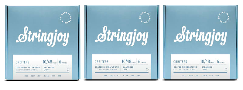 Stringjoy OR1048 Orbiters Coated Balanced Electric Guitar | Reverb