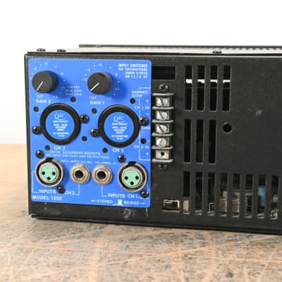 QSC Model 1200 2-Channel Power Amplifier CG01FMT | Reverb