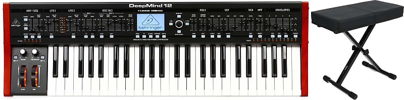Behringer DeepMind 12 49-key 12-voice Analog Synthesizer | Reverb