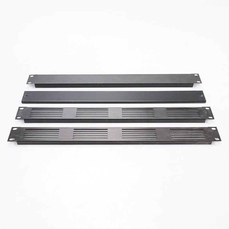 2 Middle Atlantic Vented 1U 1-Space Rack Panels w/ 2 | Reverb UK