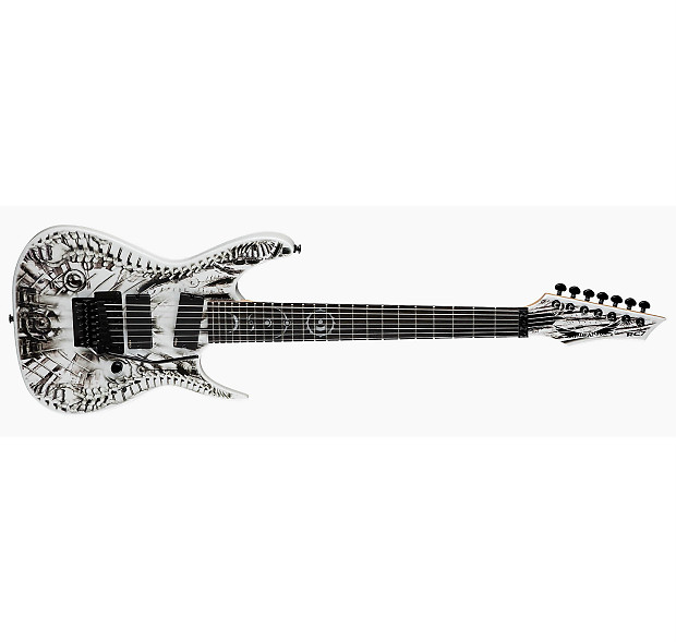 Dean Rusty Cooley 7 String RC7X - Wraith + CASE *NEW* White * | Reverb