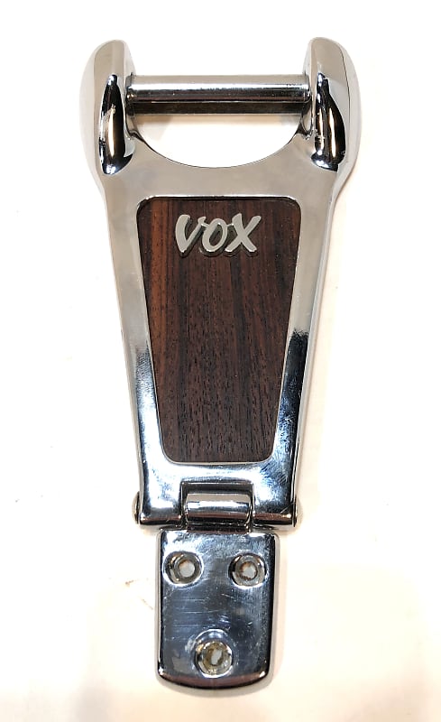Vox vintage guitar tailpiece script logo non tremolo hardtail | Reverb