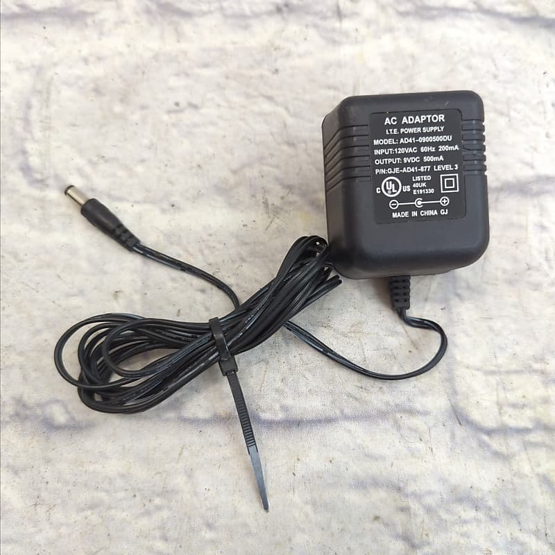 9V DC Center Positive 500mA Power Supply - AD41-0900500DU | Reverb