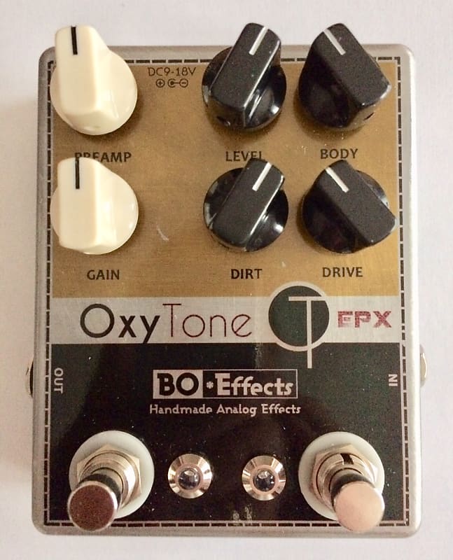 Pédale d'overdrive transparent OxyTone EPX marque BO Effects | Reverb