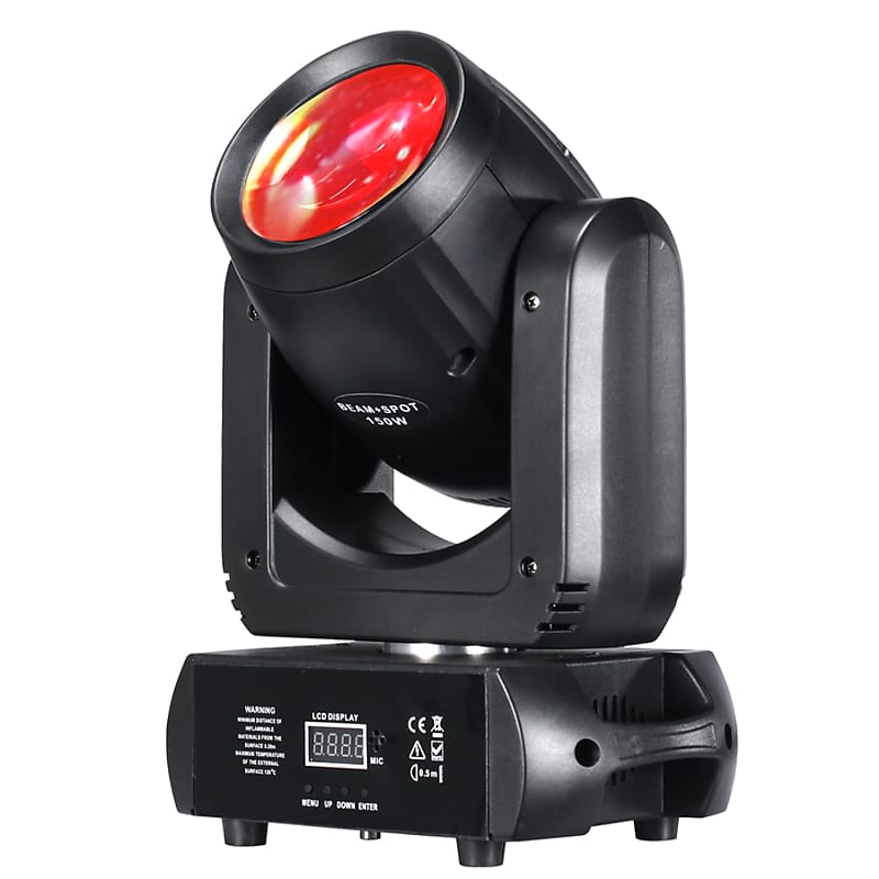 150W Led Moving Head Lights Beam Spot Wash Gobo 18 Face Roto | Reverb