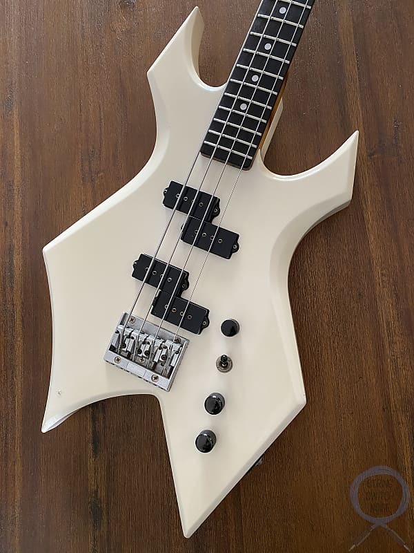 BC Rich, Warlock Bass, Gloss White, MIJ 1986, NJ | Reverb Canada