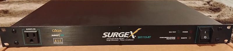 SurgeX SX1115-RT Rackmount Power Conditioner- Black/Yellow | Reverb