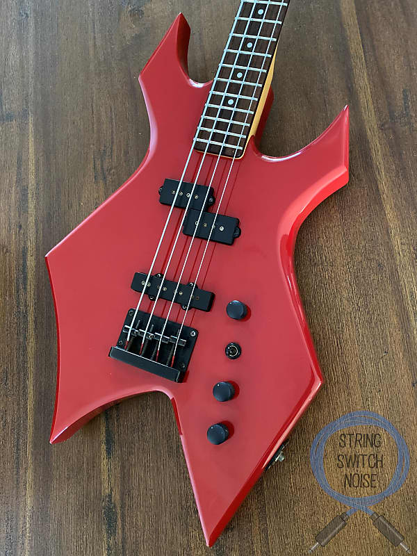 BC Rich Warlock Bass, RED, 1987-1993, WB-857 | Reverb UK