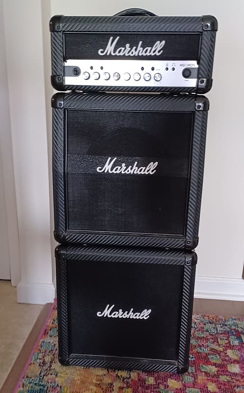 Marshall Head MG15HCFX black ministack 15 watts input 40 | Reverb