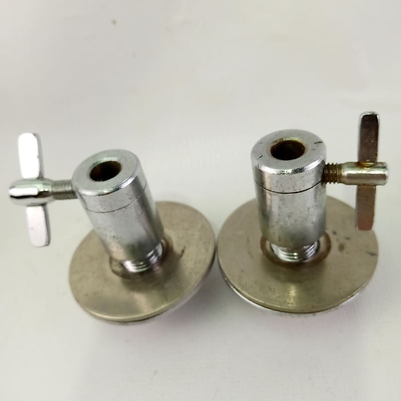 5/16" Bass Drum Disappearing Spur Mounts Leg Receivers 2x Set | Reverb