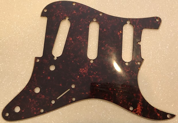 Fender Stratocaster 1964 tortoise shell pick guard original | Reverb