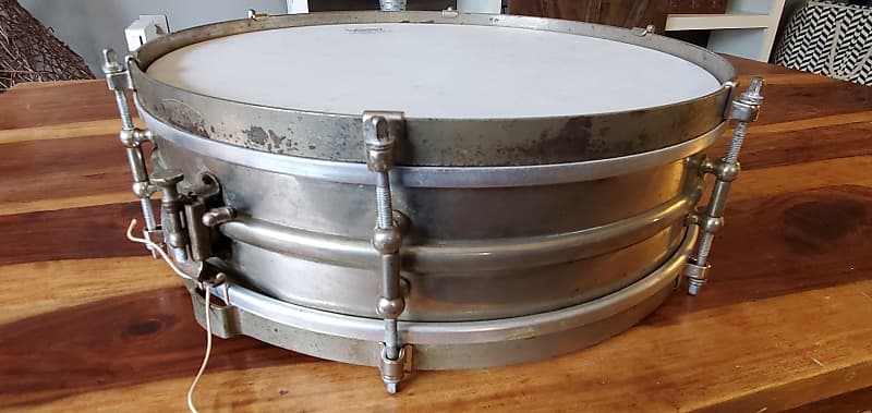 1919 Ludwig & Ludwig "Dance" Snare Nickel Over Brass 14" × 4" | Reverb