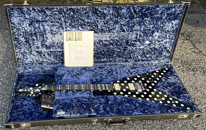 2006 GMW Guitars Polka Dot Flying V W/OHSC Randy Rhoads Zakk | Reverb