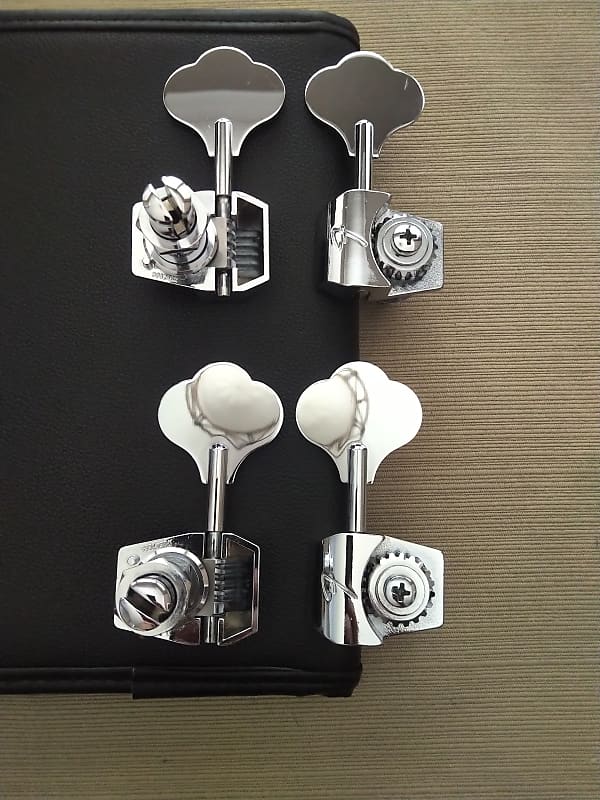 Fender American Standard Bass Tuners - Chrome | Reverb