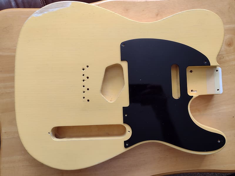 Sugar Pine Telecaster Body - TV Yellow Relic, 3 lbs. 15 oz. | Reverb
