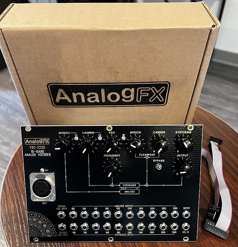 AnalogFX VXC-2220 10-Band Analog Vocoder 2022 - Black | Reverb