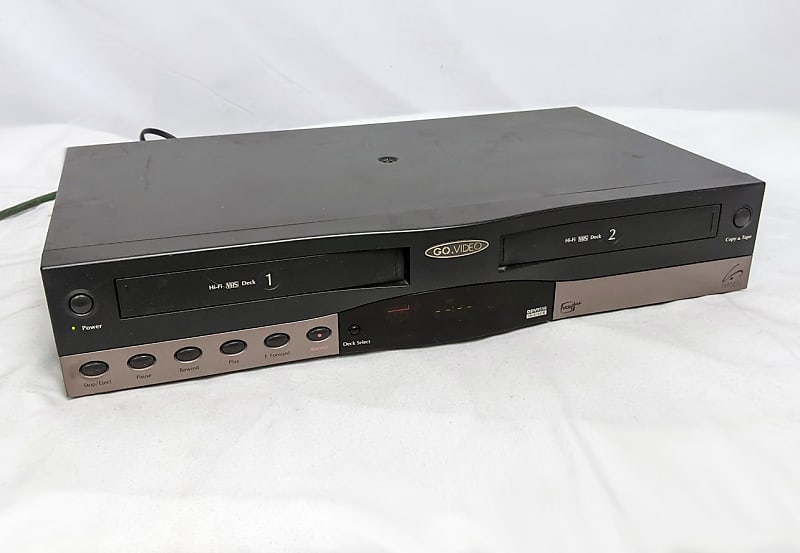 GoVideo DDV9556 Dual Deck Video Cassette Recorder Hi-Fi VCR | Reverb
