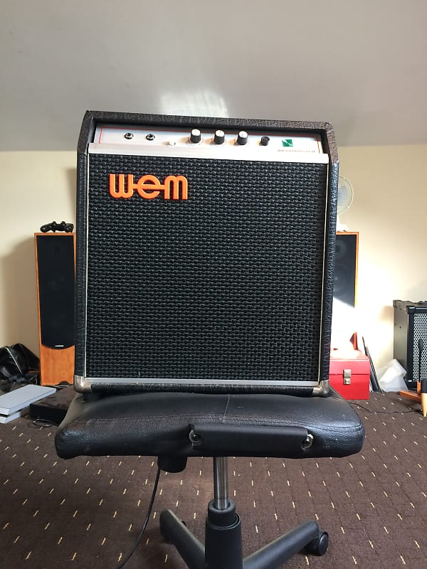 WEM Westminster 15 watt Valve Combo 1970s black - Original | Reverb